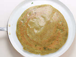 Pesarattu Recipe - Instant Moong Dal Dosa - Step by Step Photo Recipe