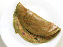 Pesarattu Recipe - Instant Moong Dal Dosa - Step by Step Photo Recipe