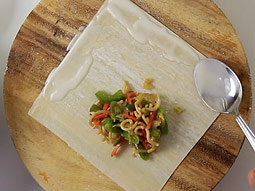 Vegetable Spring Rolls Recipe - Make Veg Spring Rolls - Step by Step