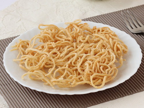 Crispy Fried Noodles Recipe with Step By Step Photos - Crunchy Noodles
