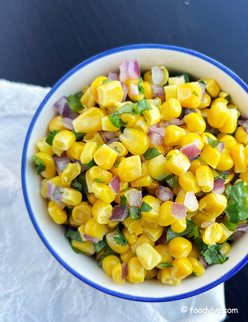 Chipotle Corn Salsa Recipe - Simple Corn Salsa