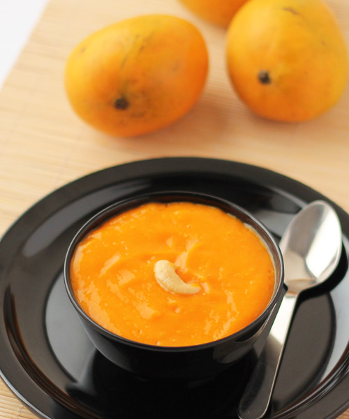 Aamras Recipe - Mango Puree Recipe With Step by Step Photos