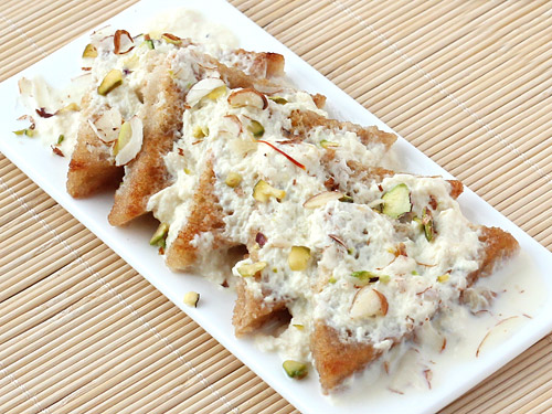 Double Ka Meetha - Hyderabadi Style Dessert Recipe with Step by Step Photos