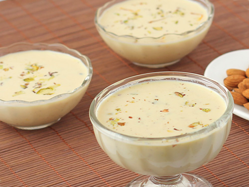 Rabri Recipe - Dry Fruit Laced Rich and Creamy Shahi Kesar Rabdi