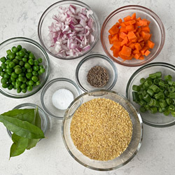 Dalia Recipe with Vegetables - How to Make Daliya for Kids