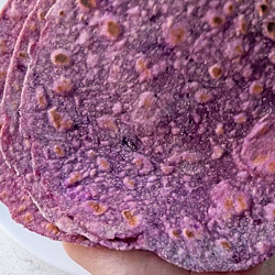 Purple Sweet Potato Tortilla Recipe - High in Antioxidants