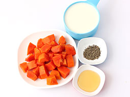 Papaya Shake Recipe - Smooth and Silky Papaya Milkshake with Honey
