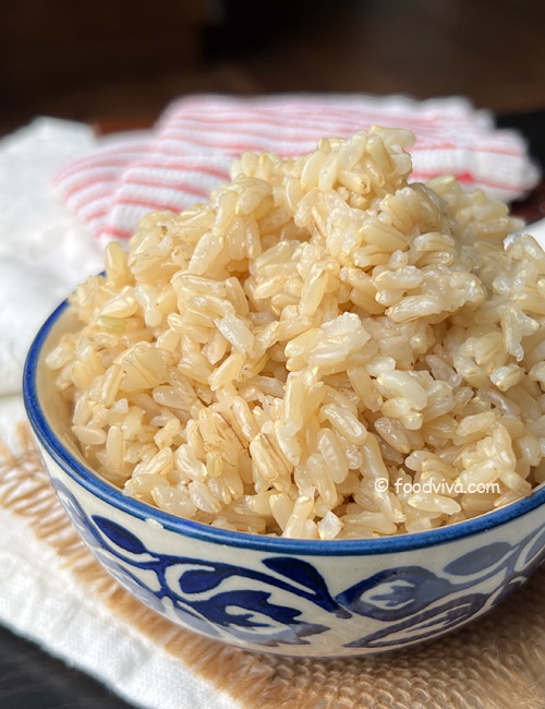 Cook Brown Rice In Instant Pot - 2 Methods (Pot In Pot and Regular)