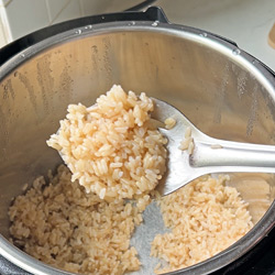 Cook Brown Rice In Instant Pot - 2 Methods (Pot In Pot and Regular)