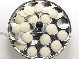 Mini Idli Sambar Recipe - How to Make Cocktail Idli - Step by Step Photos